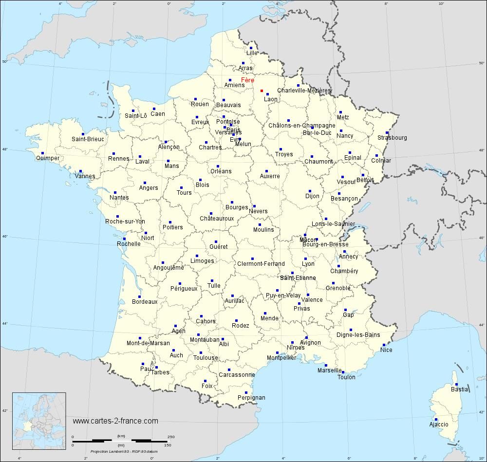Carte de Fère