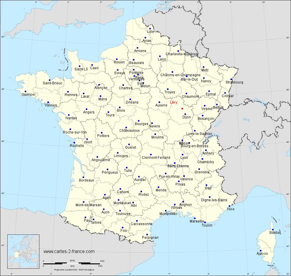 Carte de Léry