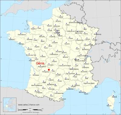 Carte de Génis