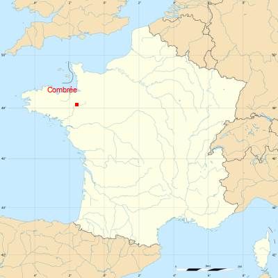 Fond de carte avec Combrée