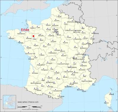 Carte de Ernée