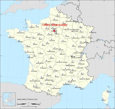 Carte de Vélizy-Villacoublay