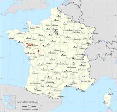 Carte de Taizé