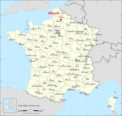 Carte de Méaulte