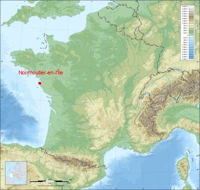 Carte de Noirmoutier-en-l'Île